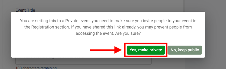 How to Create a Private Event and Invite Guests to Your Private Event ...