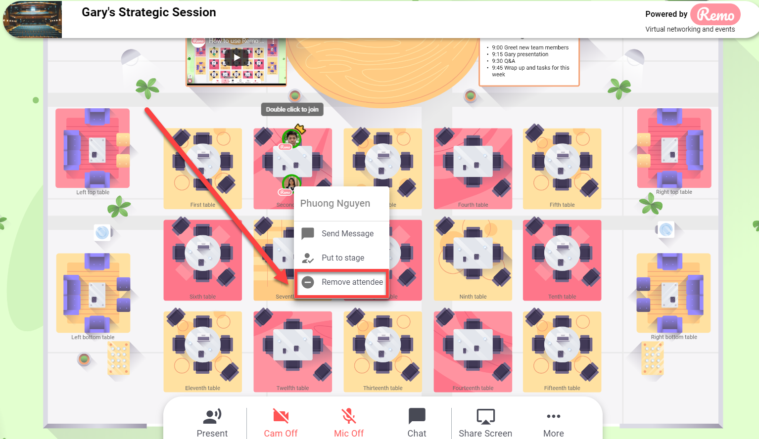 How to Remove or Block a Guest from your Event : Remo Help Centre