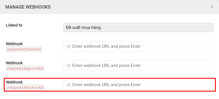 Webhook: Chuyển dữ liệu tự động từ Request sang Workflow : Base.vn