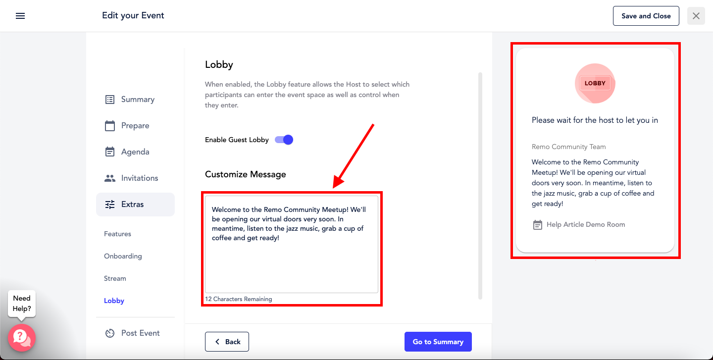 How to use the Lobby Feature : Remo Help Centre