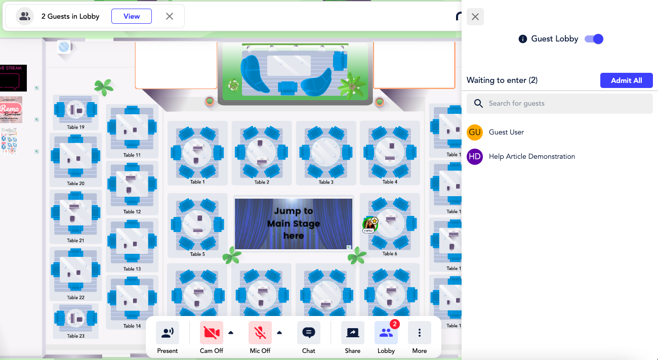 How to use the Lobby Feature : Remo Help Centre