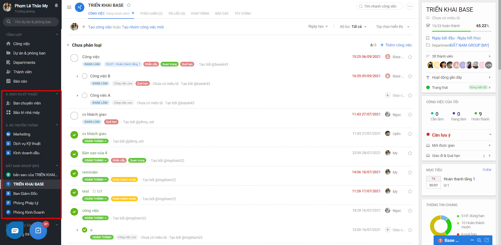 Base Wework: Cách xóa công việc và những điều cần lưu ý : Base.vn