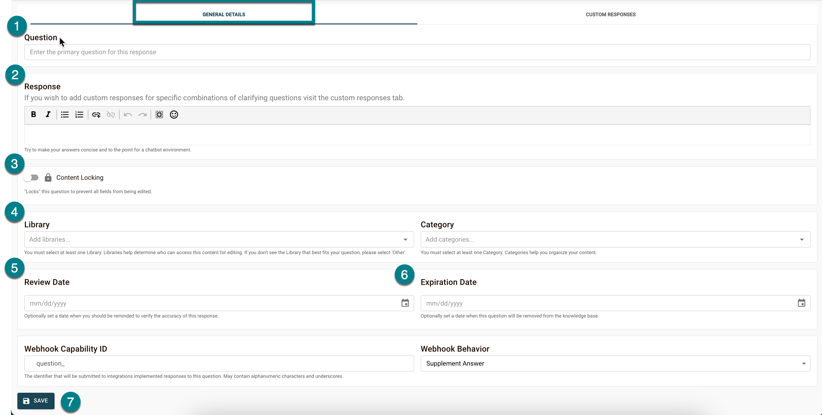 Creating and Editing a Knowledge Base Question : Ocelot Support