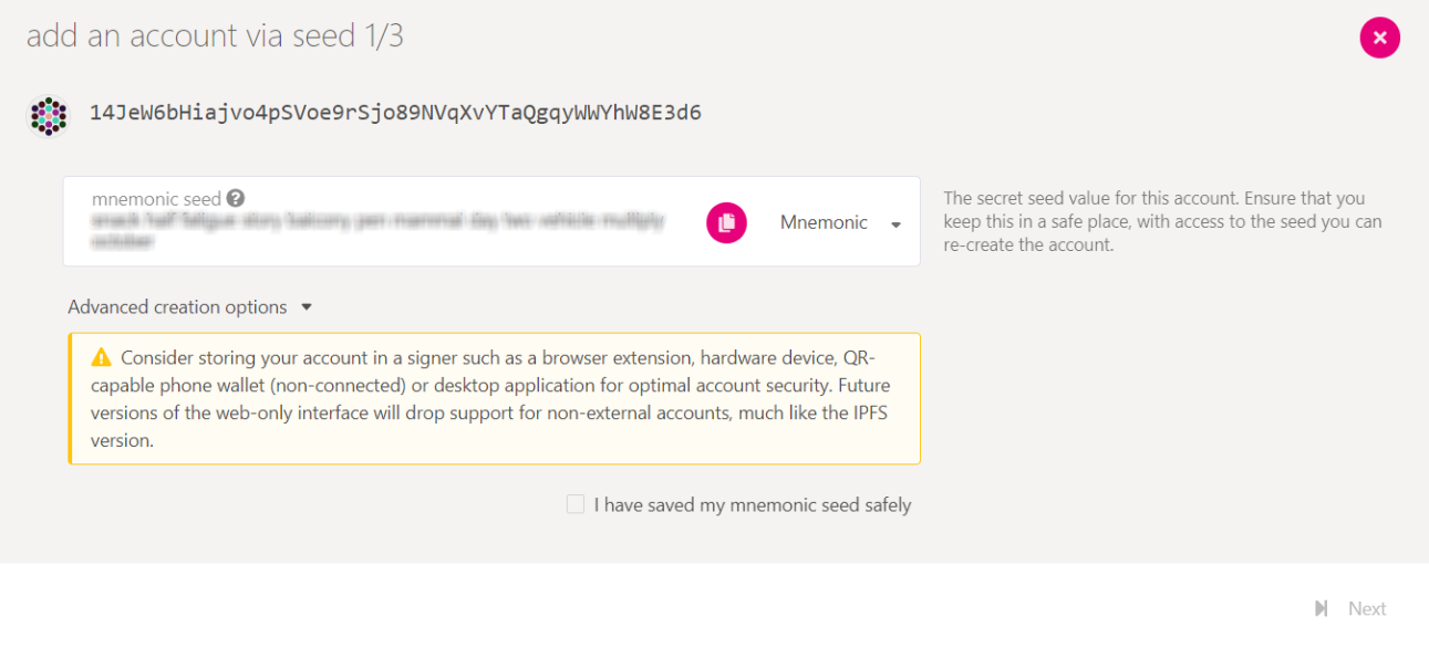 Polkadot-JS UI: How to Create an Account | Polkadot
