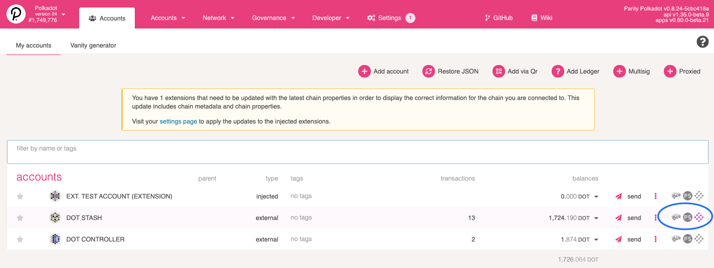 How to send funds out of your DOT account on Polkadot-JS UI | Polkadot