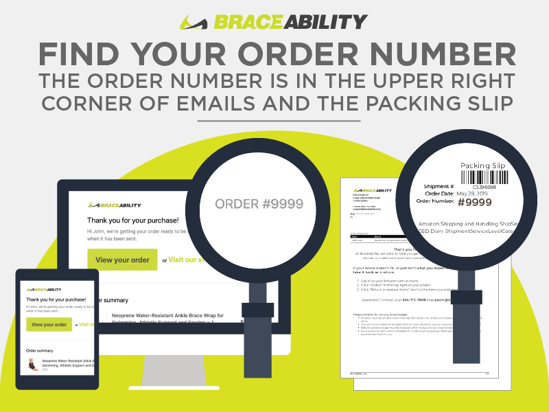 Where Do I Find My Order Number Braceability Where Do I Find My Order Number Braceability