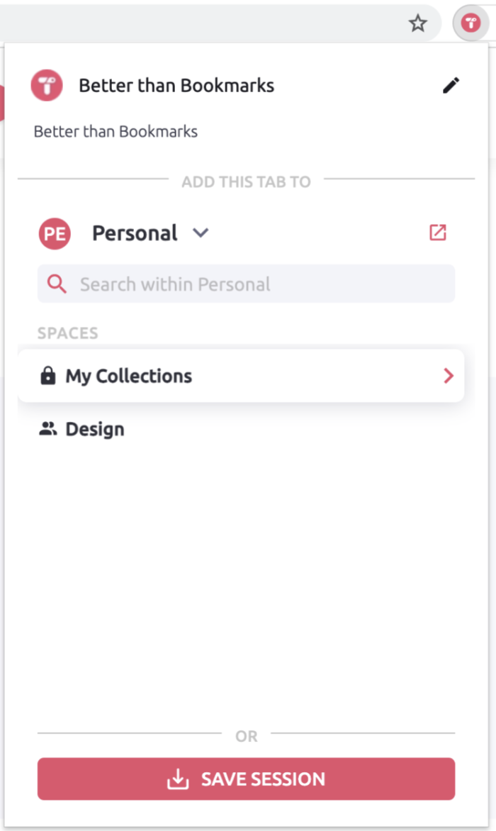 How to use the extension menu