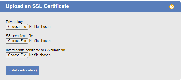 Installing or Updating a Connection Broker SSL Certificate : Leostream ...