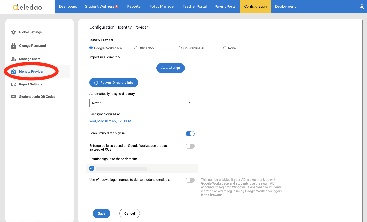 Deployment Prerequisite - Configuring the Deledao Admin Console ...
