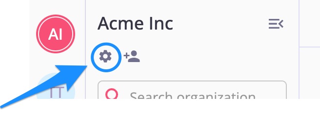 Upload a logo for your organization