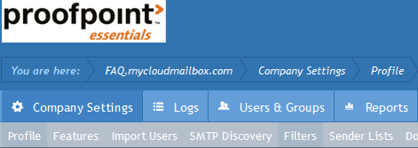 How to Create a Filter in Proofpoint – Sherweb