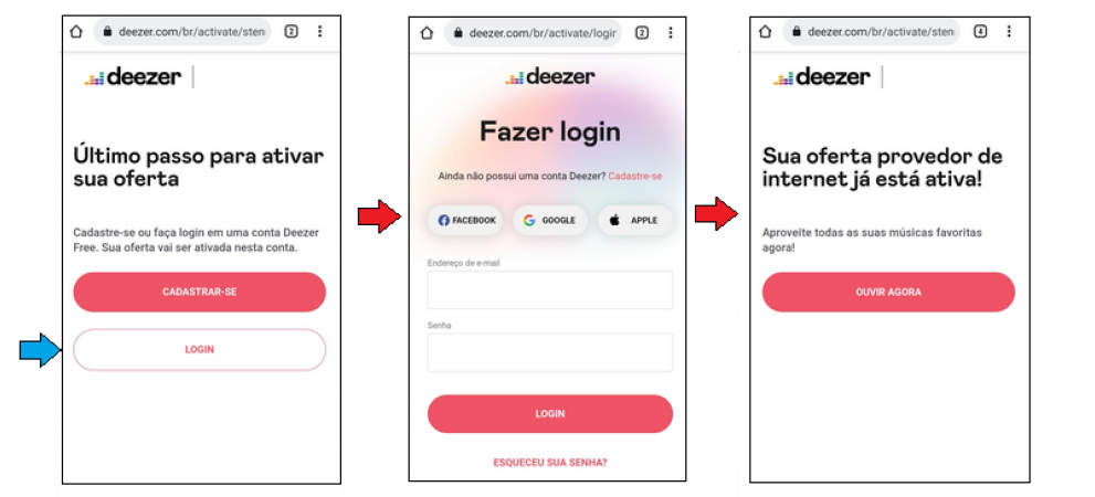 Tutorial: Como acessar o Deezer : Suporte Campsoft