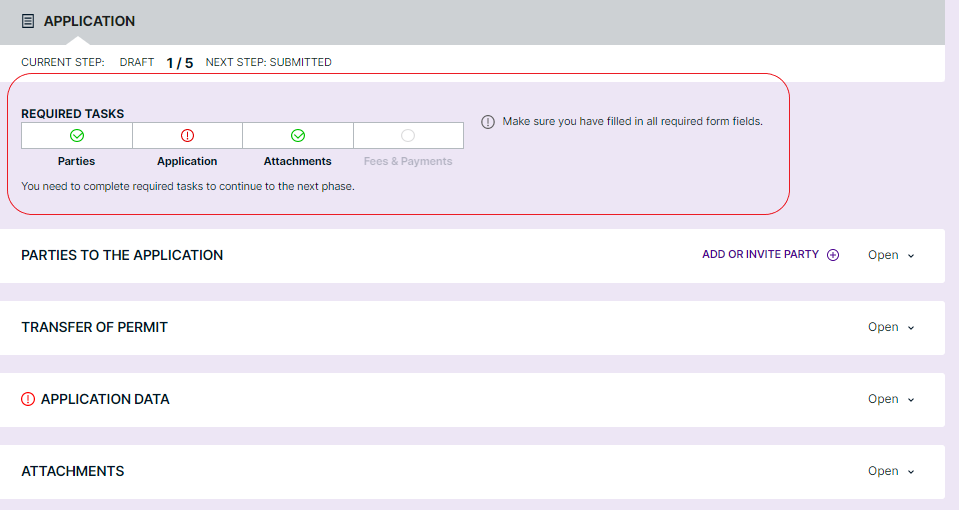 How to apply for the "Transfer of Permit" : Cloudpermit