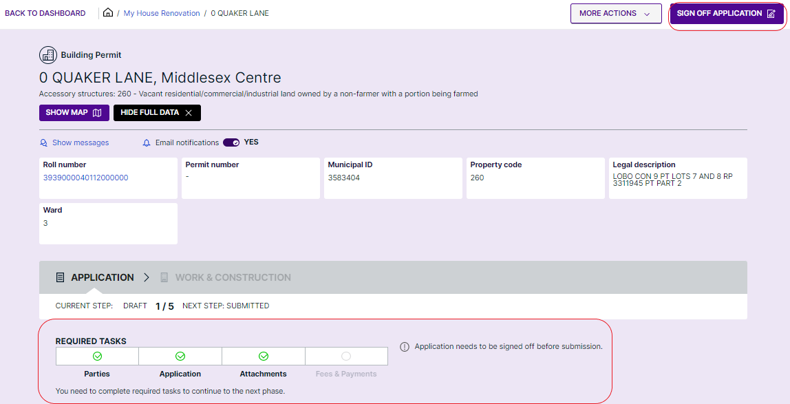 How to sign and submit a building permit application : Cloudpermit