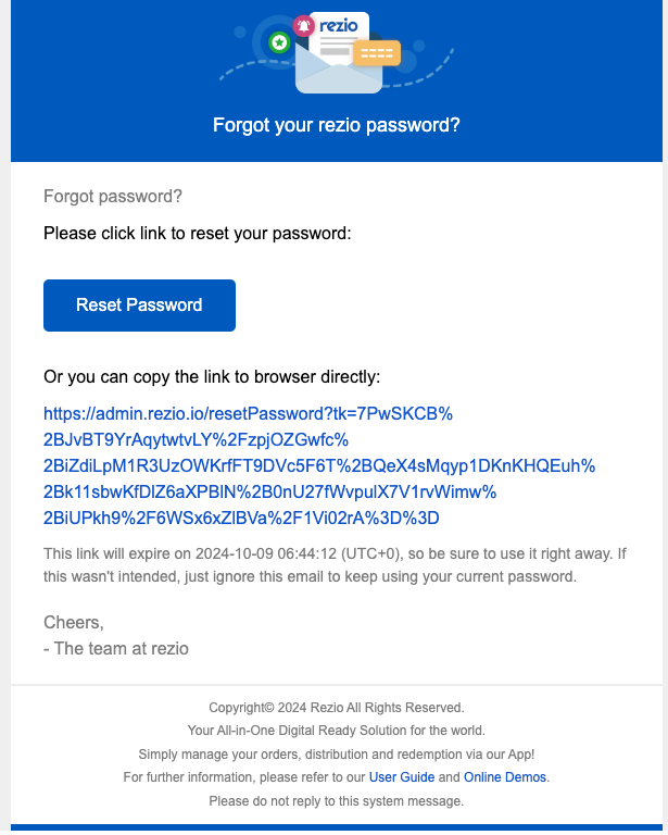 User Guide | Quick Start : rezio help center
