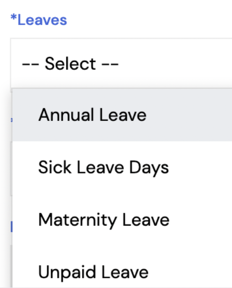 Leave Request : Empowering the Workforce of Tomorrow