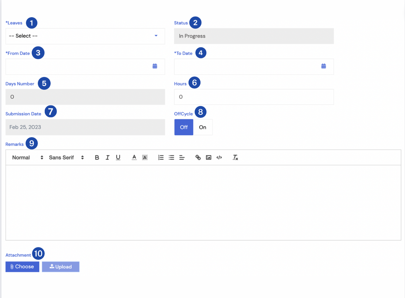 Leave Request : Empowering the Workforce of Tomorrow