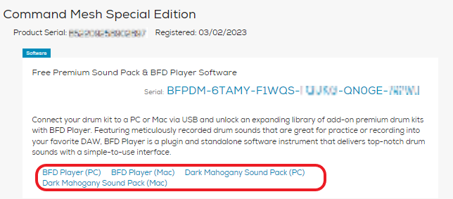 BFD Player | Installation and Authorization : inMusic Store