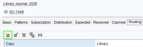 Routing Magazines/Serials : SEO Service Center