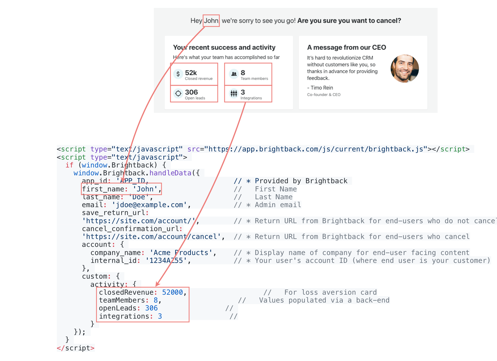 How to install the Chargebee Retention.js snippet? : Chargebee Help Center