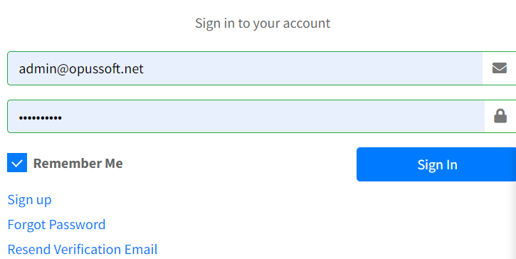 How to sign up : OpusSoft