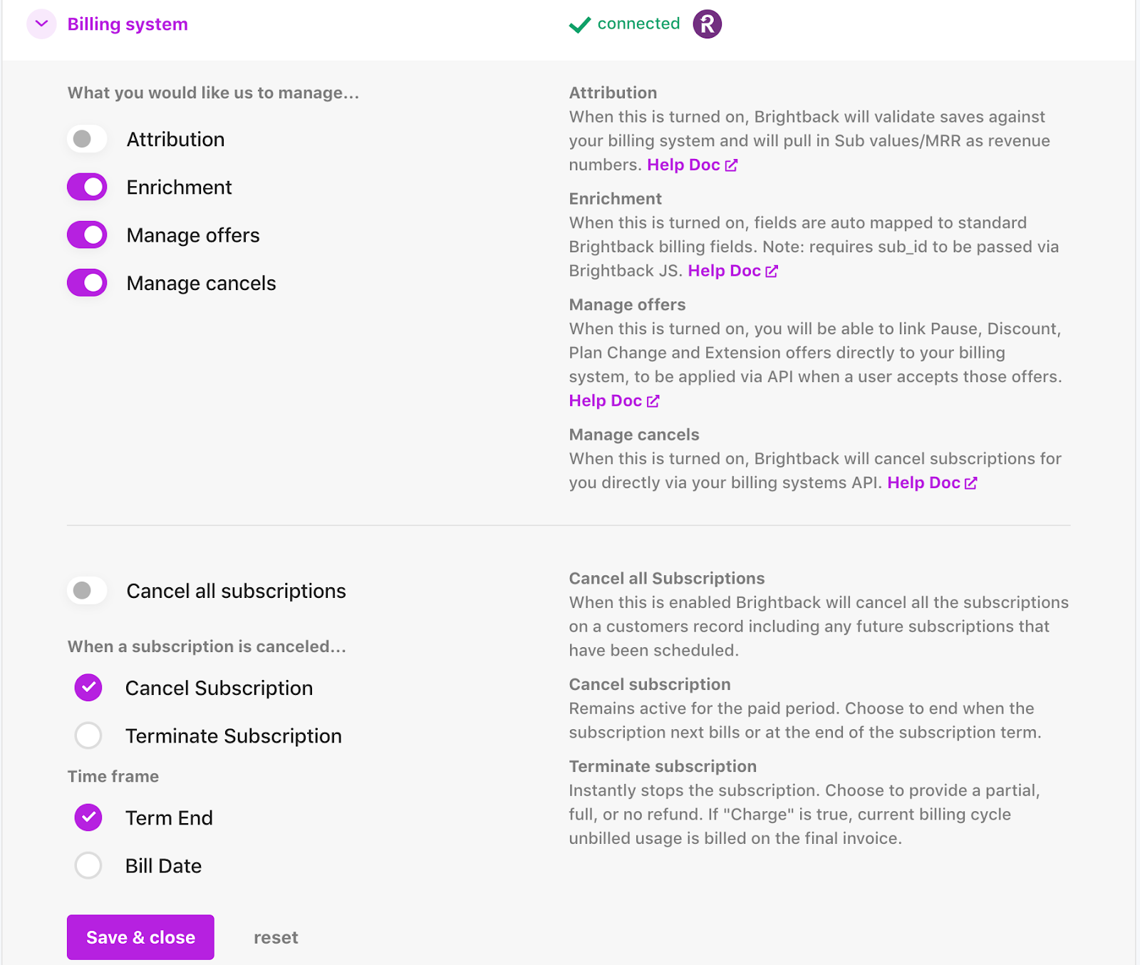 How to configure Recurly billing integration in Chargebee Retention? : Chargebee Help Center