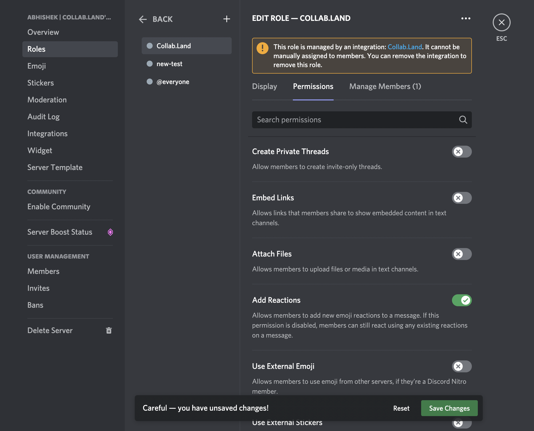 Required Permissions for Collab.Land Bot in Discord : Collab.land Support