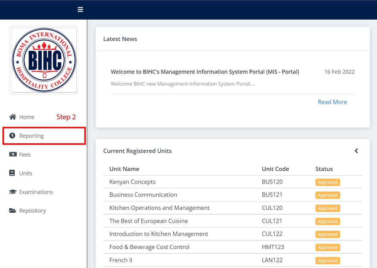 How To Report For The Term Using The Students Portal Unisol BIHC ICT Help Desk how-to-report-for-the-term-using-the-students-portal-unisol-bihc-ict-help-desk