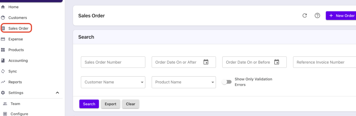 How to search Orders in RevRec? : Chargebee Help Center
