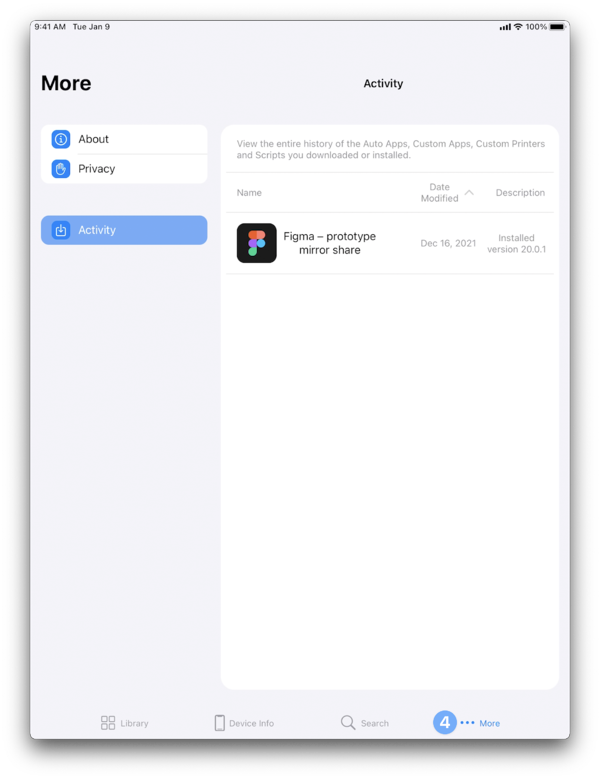 Self Service for iOS and iPadOS : Kandji