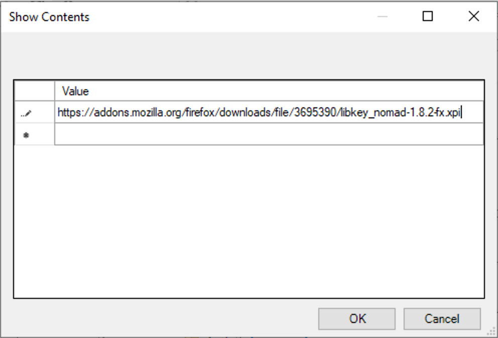 LibKey Nomad Group Policy Deployment (Firefox) : Third Iron Support