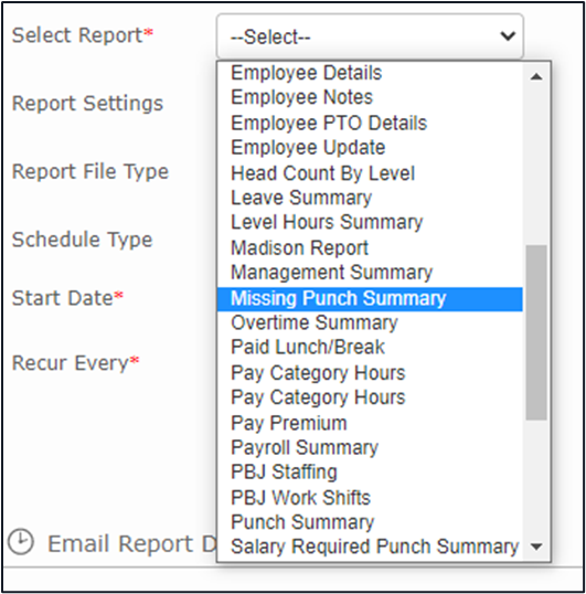Schedule Email Reports : Timerack