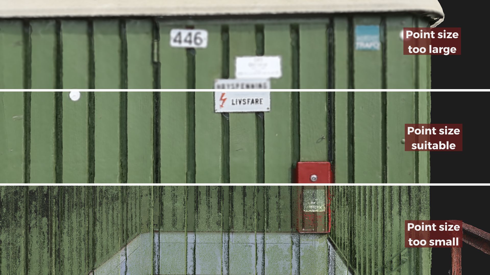 Point cloud display modes : NUBIGON Support Portal