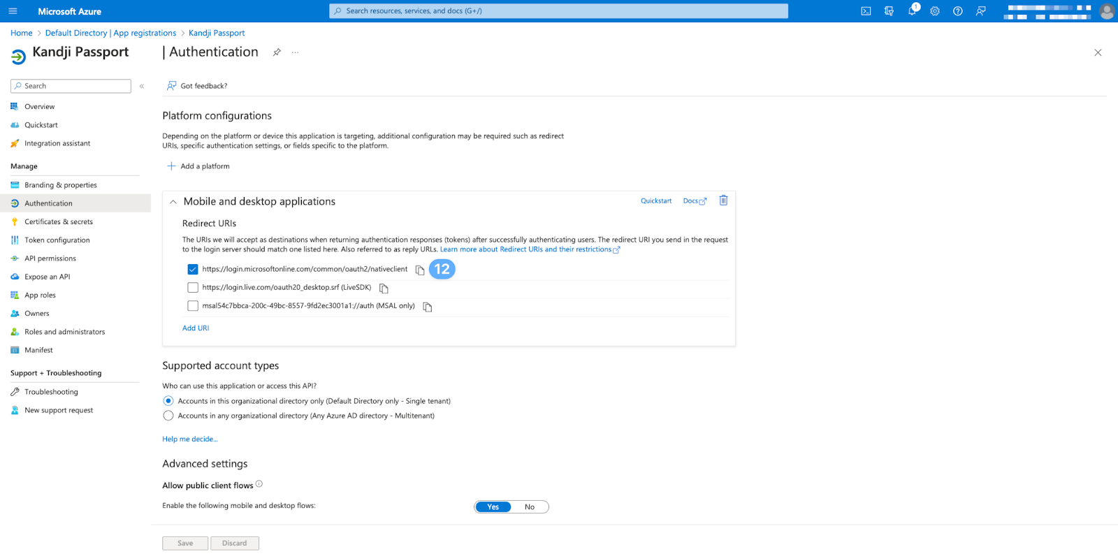 Passport Configuration with Microsoft Entra ID (formerly Azure AD) : Kandji
