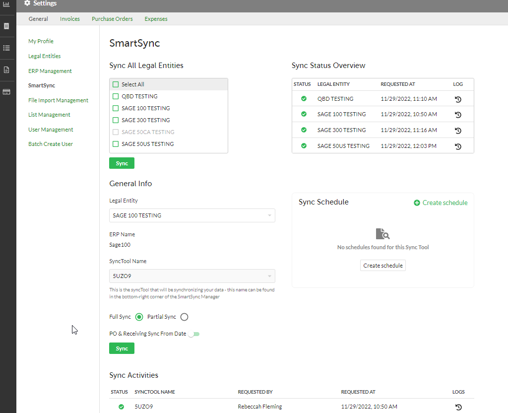 Sage 100 - SmartSync Installation & Connection Guide : Quadient AP ...