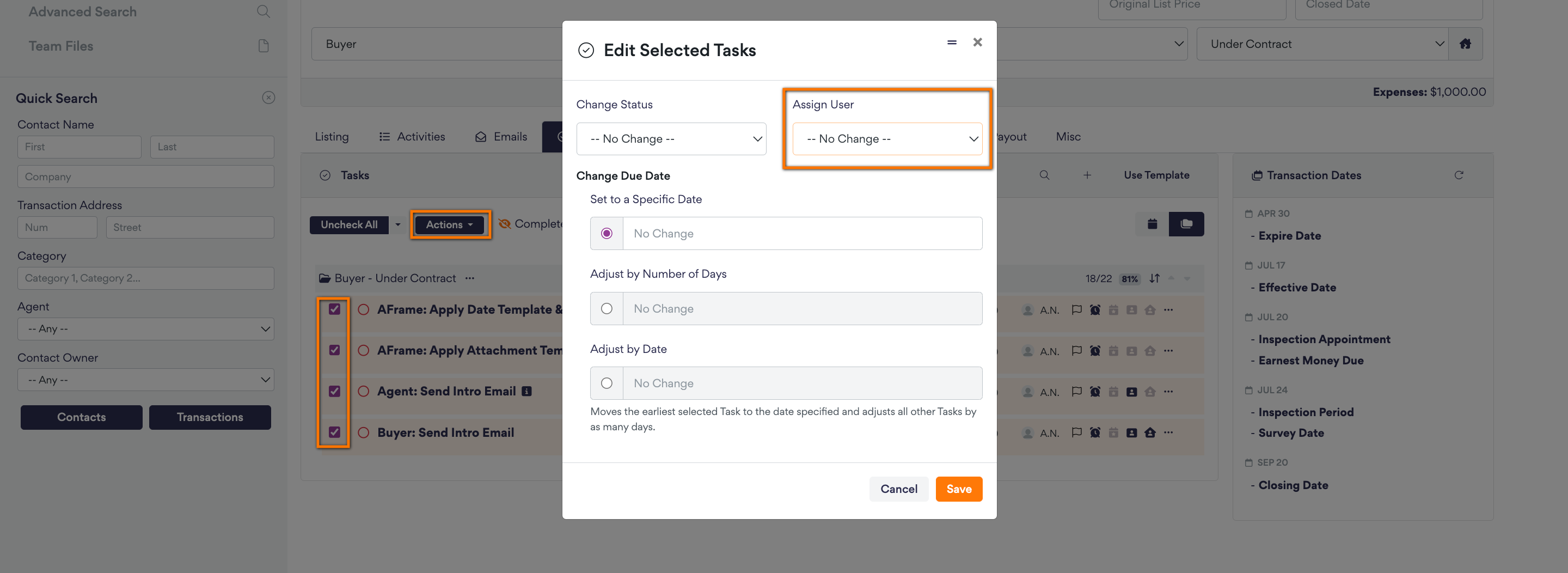 Tasks Not Showing On Daily Focus : AFrameSupport
