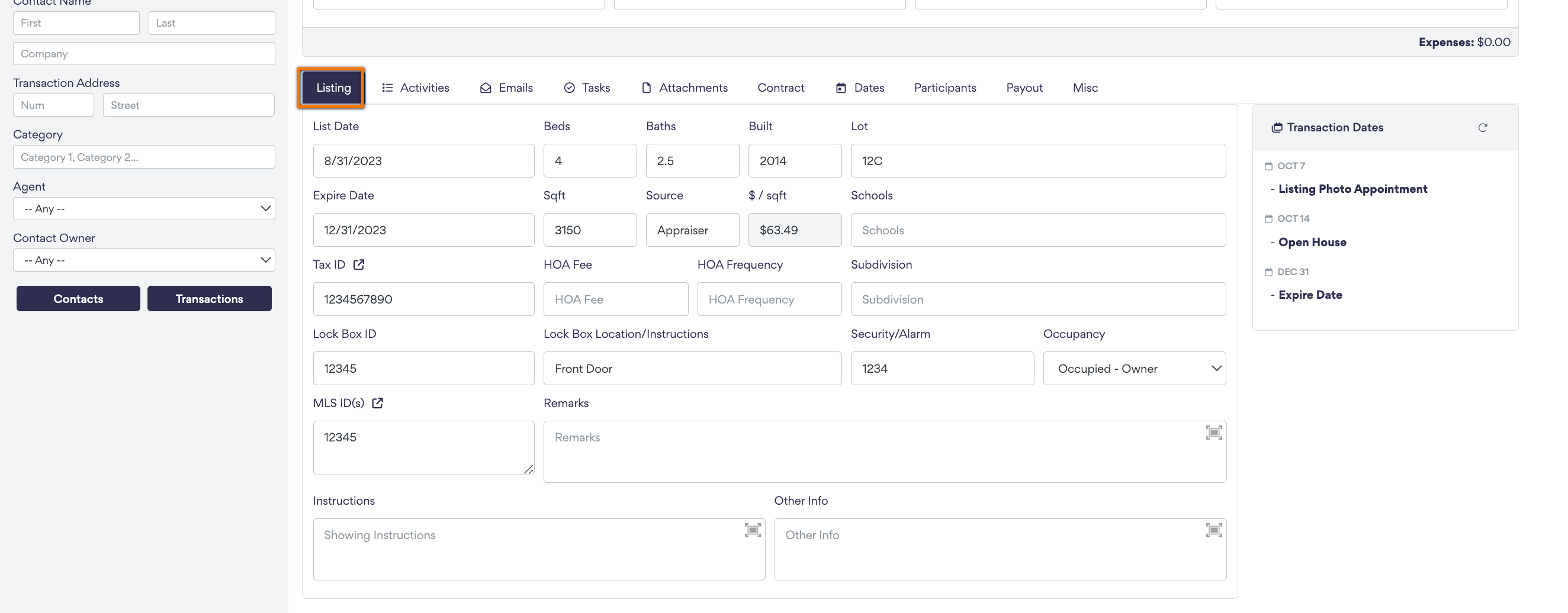 Transactions In AFrame : AFrameSupport