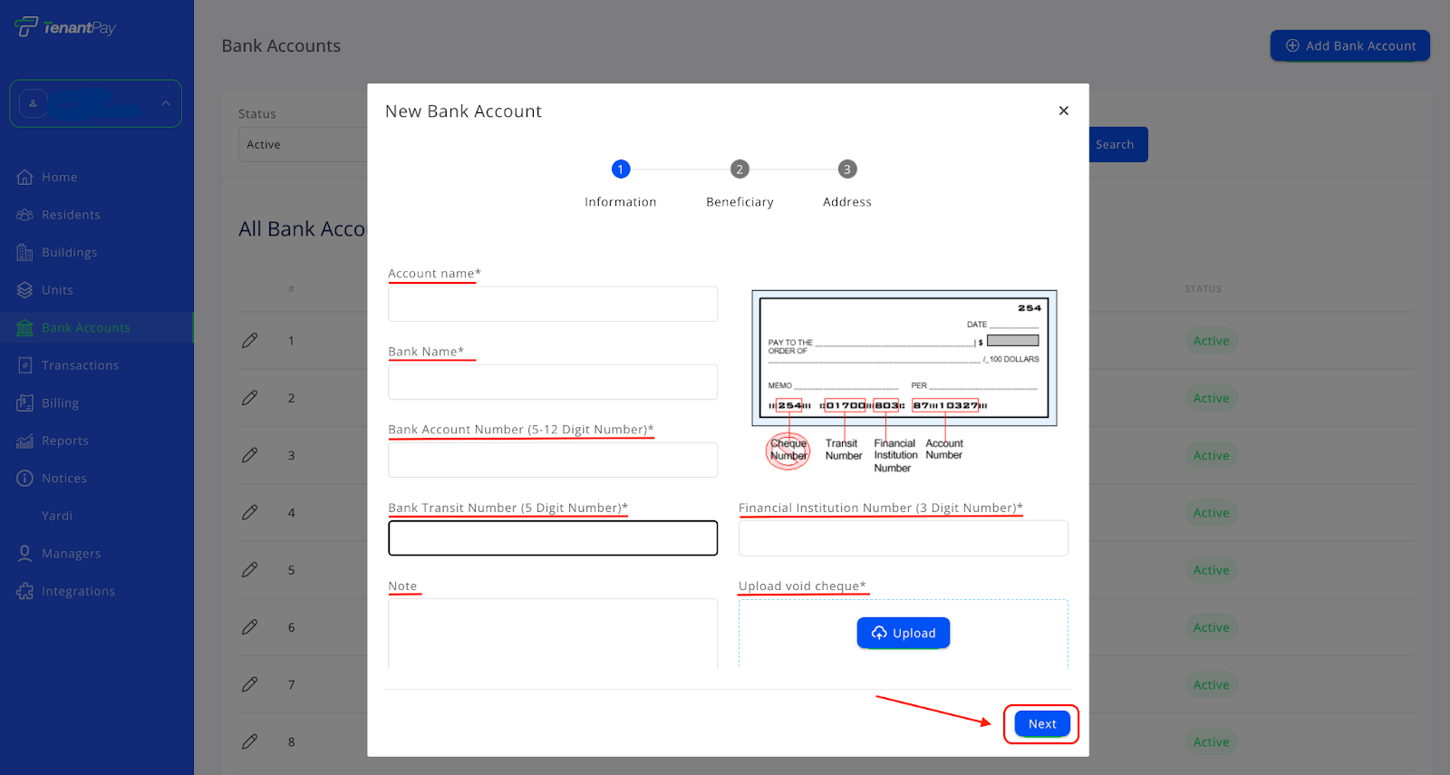 How to add a new bank account? : Help Center