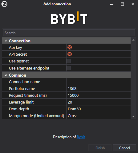 Connecting to ByBit