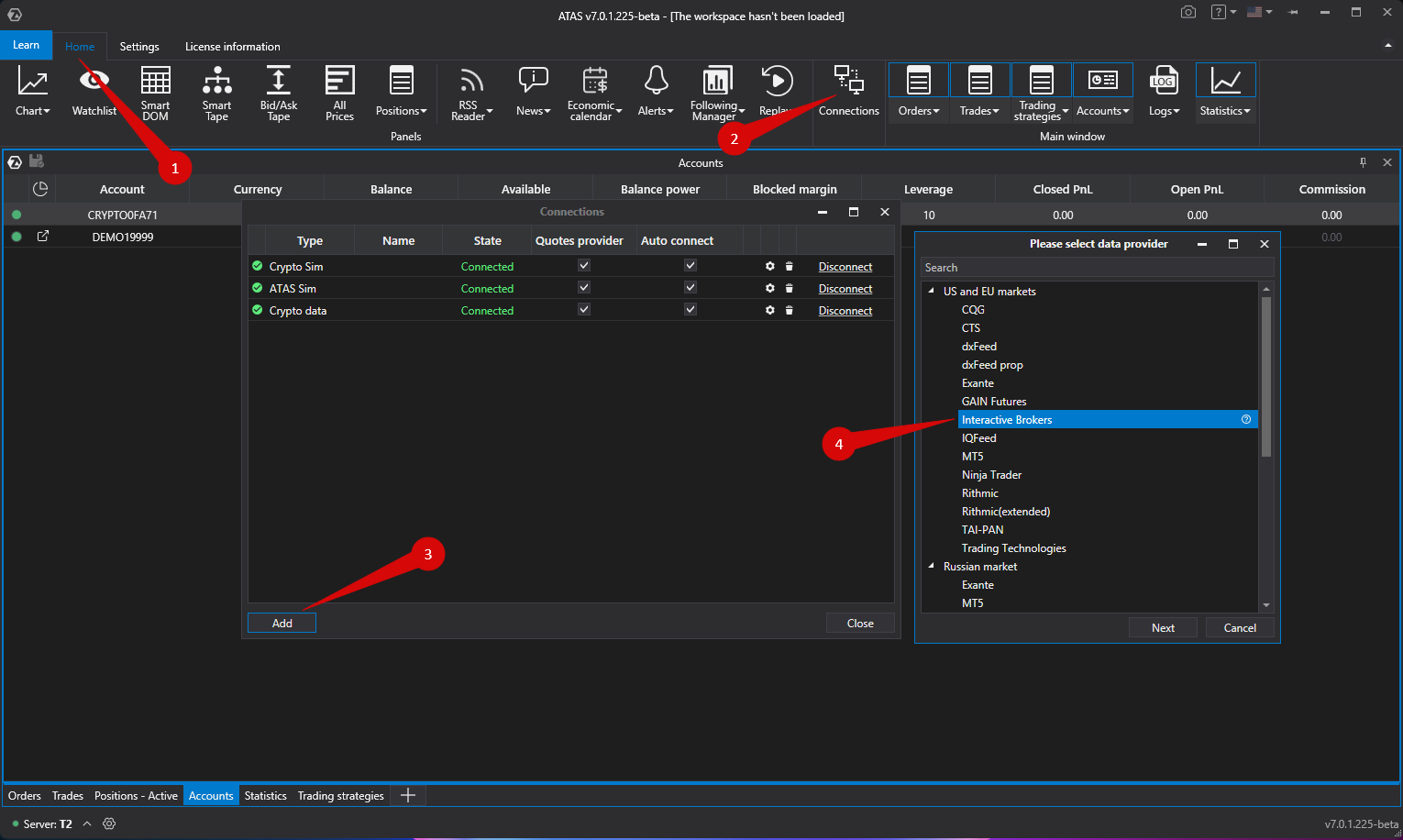 Connecting to Interactive Brokers