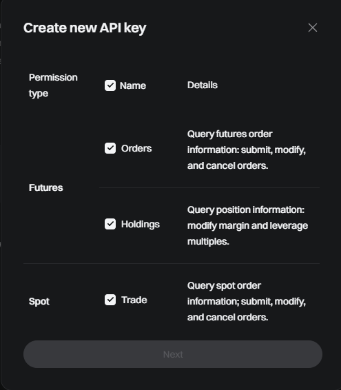 How to connect to Bitget