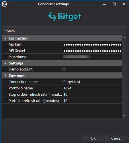 How to connect to Bitget