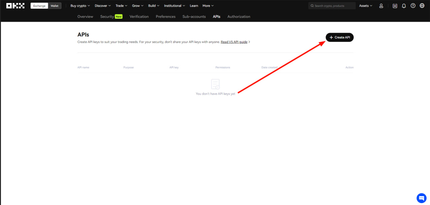 How to connect to OKX : ATAS