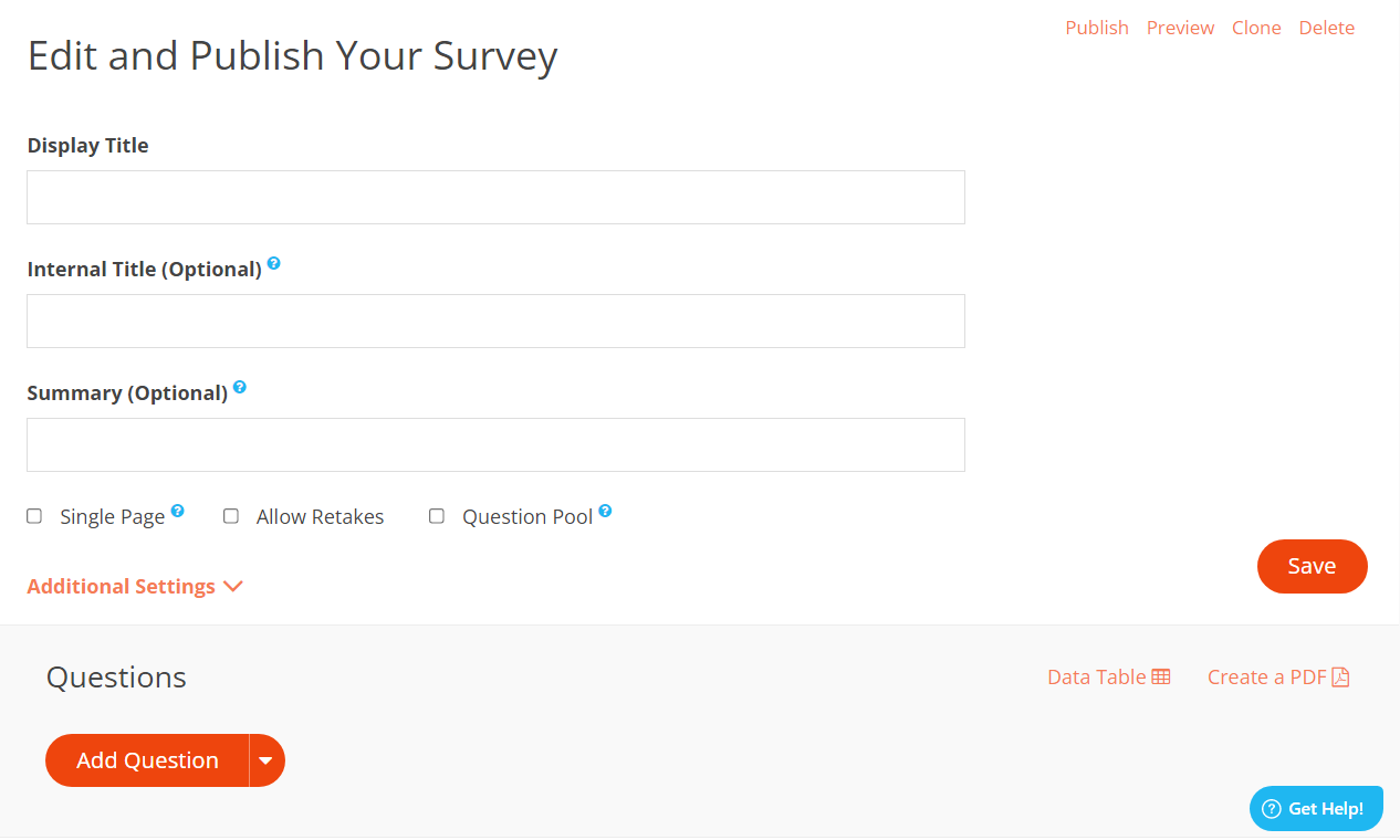 Create a Poll : Helpdesk