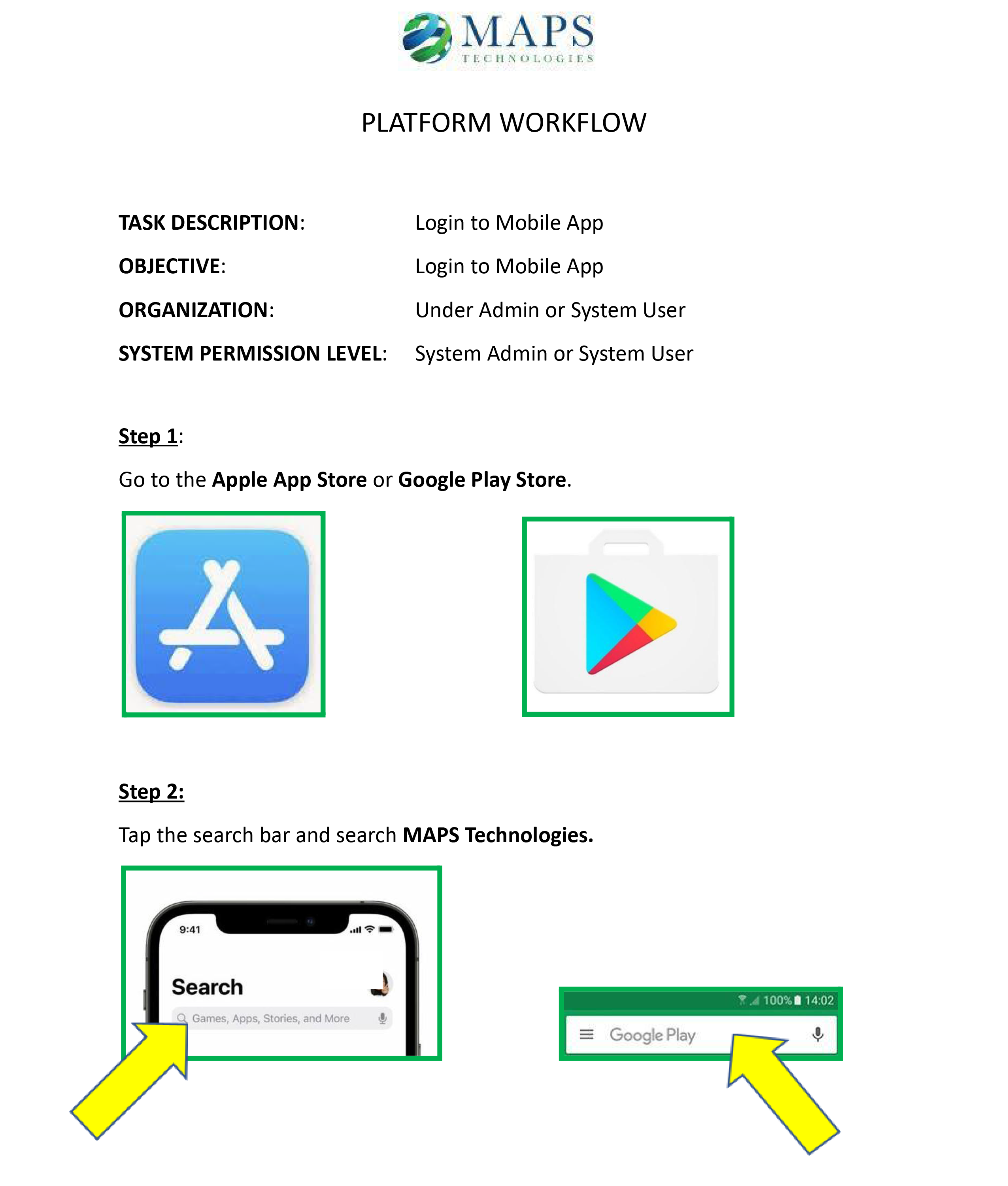 How to Login to the MAPS Mobile App : Growth Power Suite