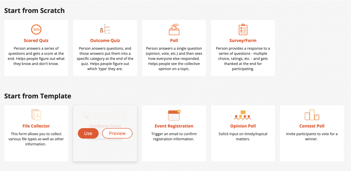 Start from Template : Helpdesk