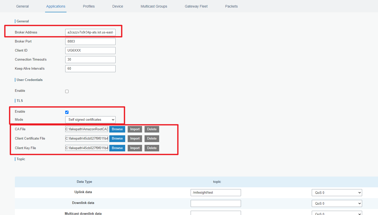 How To Connect Milesight Lorawan Gateways Over Mqtt To Aws Iot Support