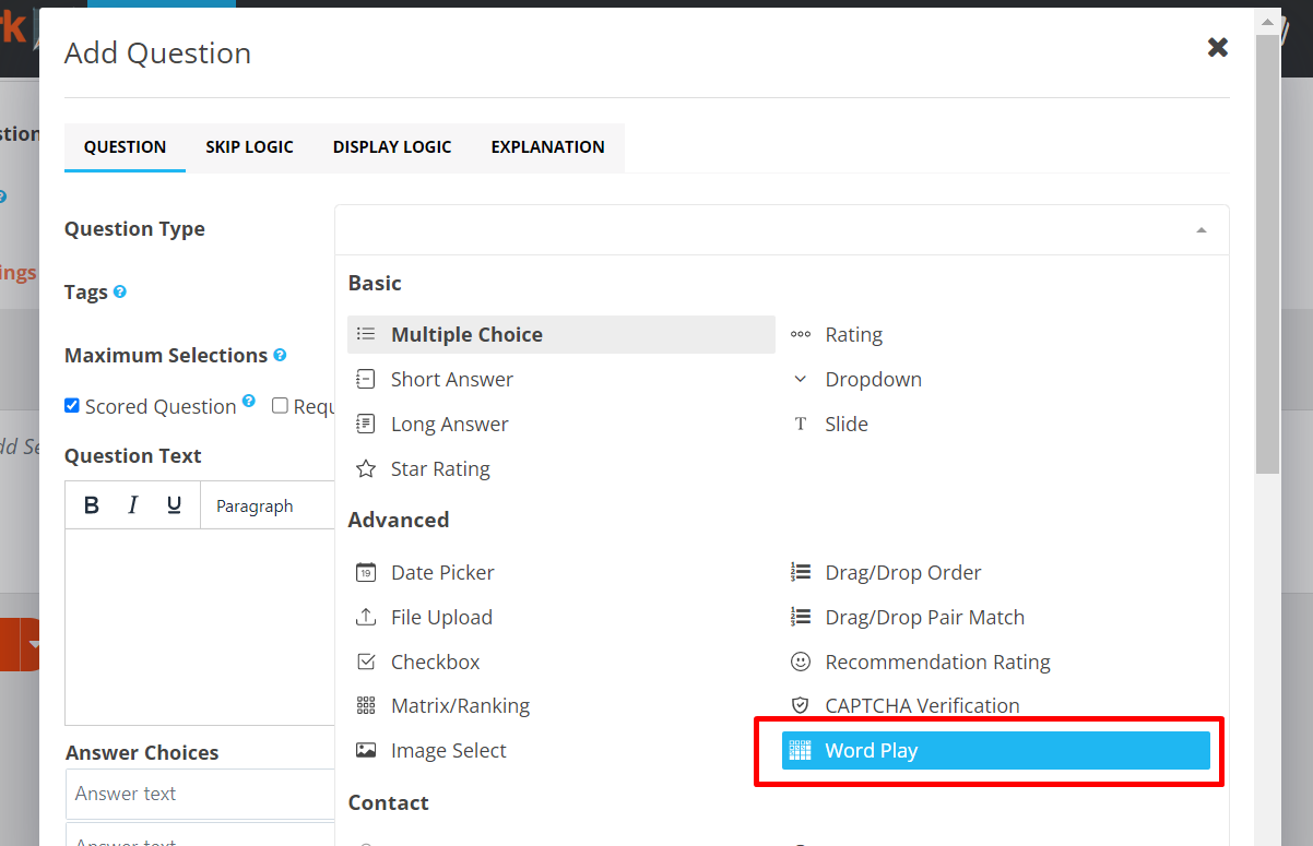 Word Play : Helpdesk