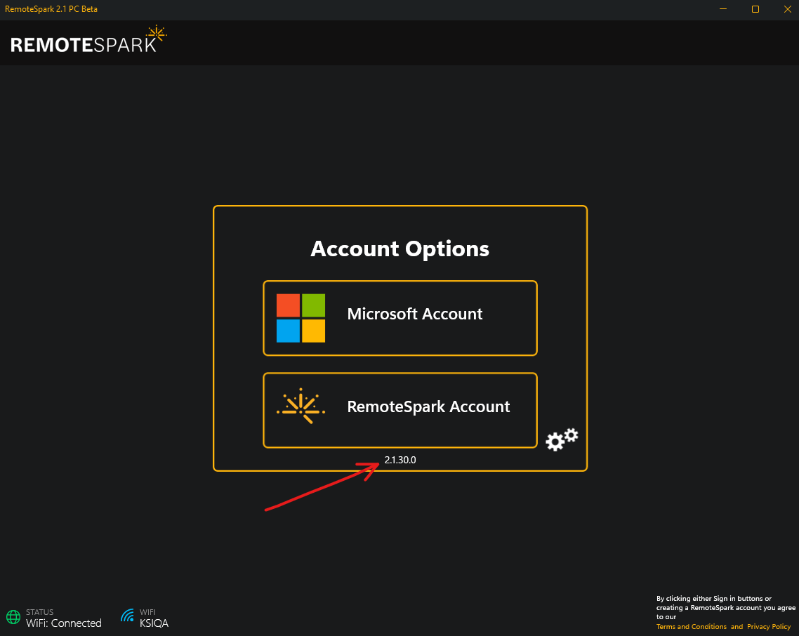 How do I find my device's software version number? : Kognitiv Spark