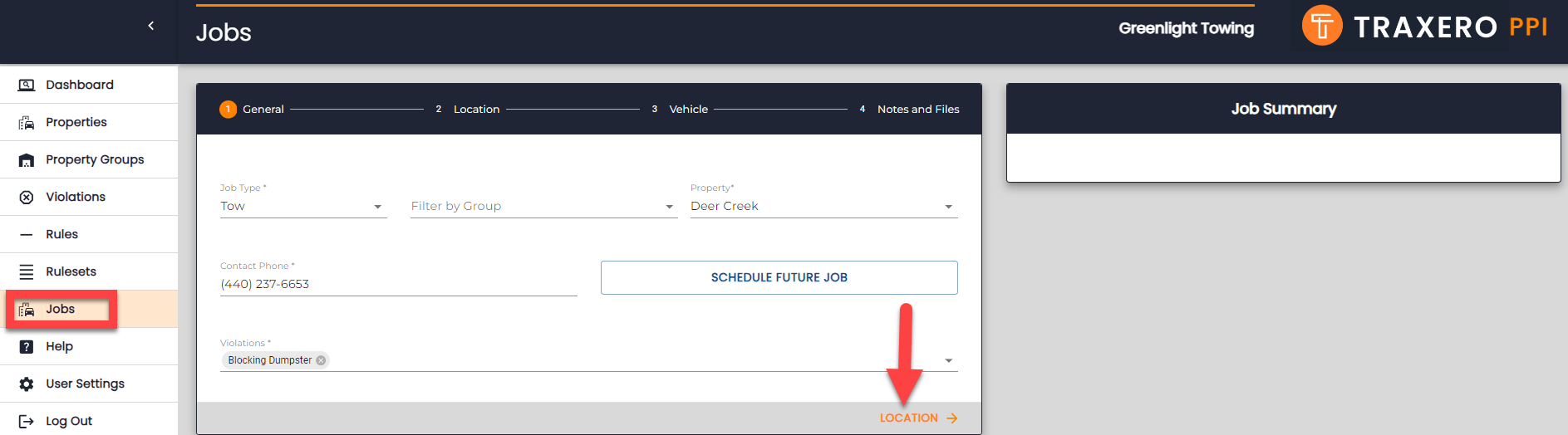 Property Manager/Job Creation : Dispatch Anywhere